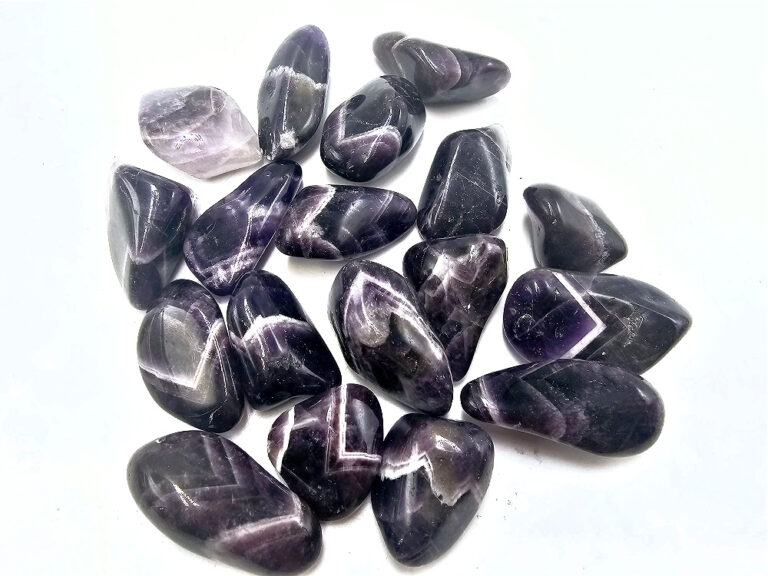 Amethyst Tumble Stones - Hello Indigo Halo