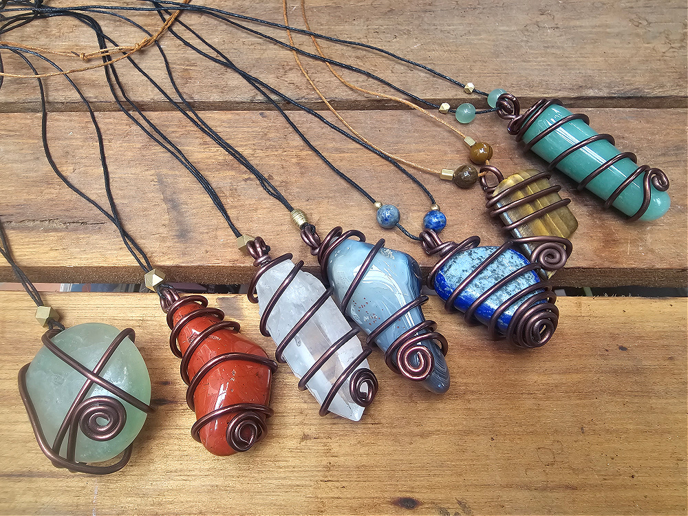 Wire Wrapped Necklaces Archives - Hello Indigo Halo