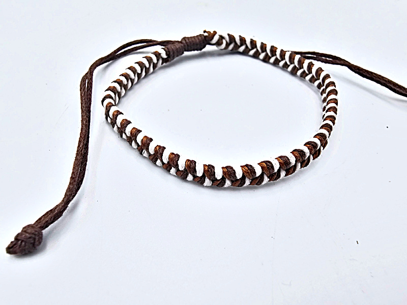 String Bracelet (Brown) Adjustable - Hello Indigo Halo