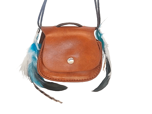 Bohemian Feather Mini Bag - Hello Indigo Halo