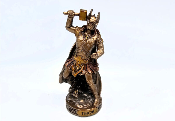 Thor Thunder & Lightning God Mini Figurine (8.5cm) - Hello Indigo Halo
